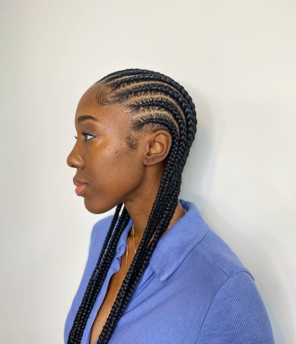 22 Beautiful Straight Back Cornrows Ideas for 2024 – YEOX