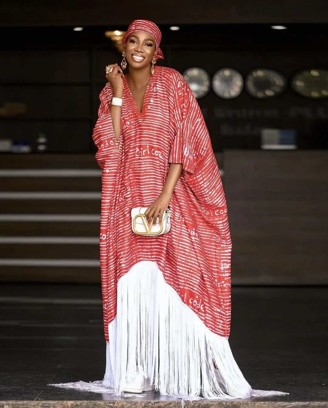 Rich Aunty Vibe Gown – YEOX